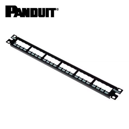 PATCH PANEL PANDUIT CP24BLY MODULAR CAT6 24 PUERTOS PAN-NET - Ecuacomp